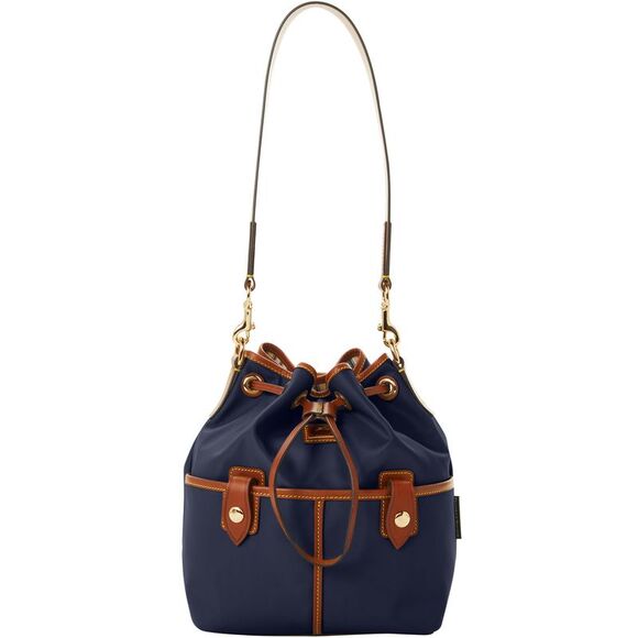 Dooney & Bourke | Bags | Dooney Bourke Wayfarer Drawstring Shoulder Bag ...